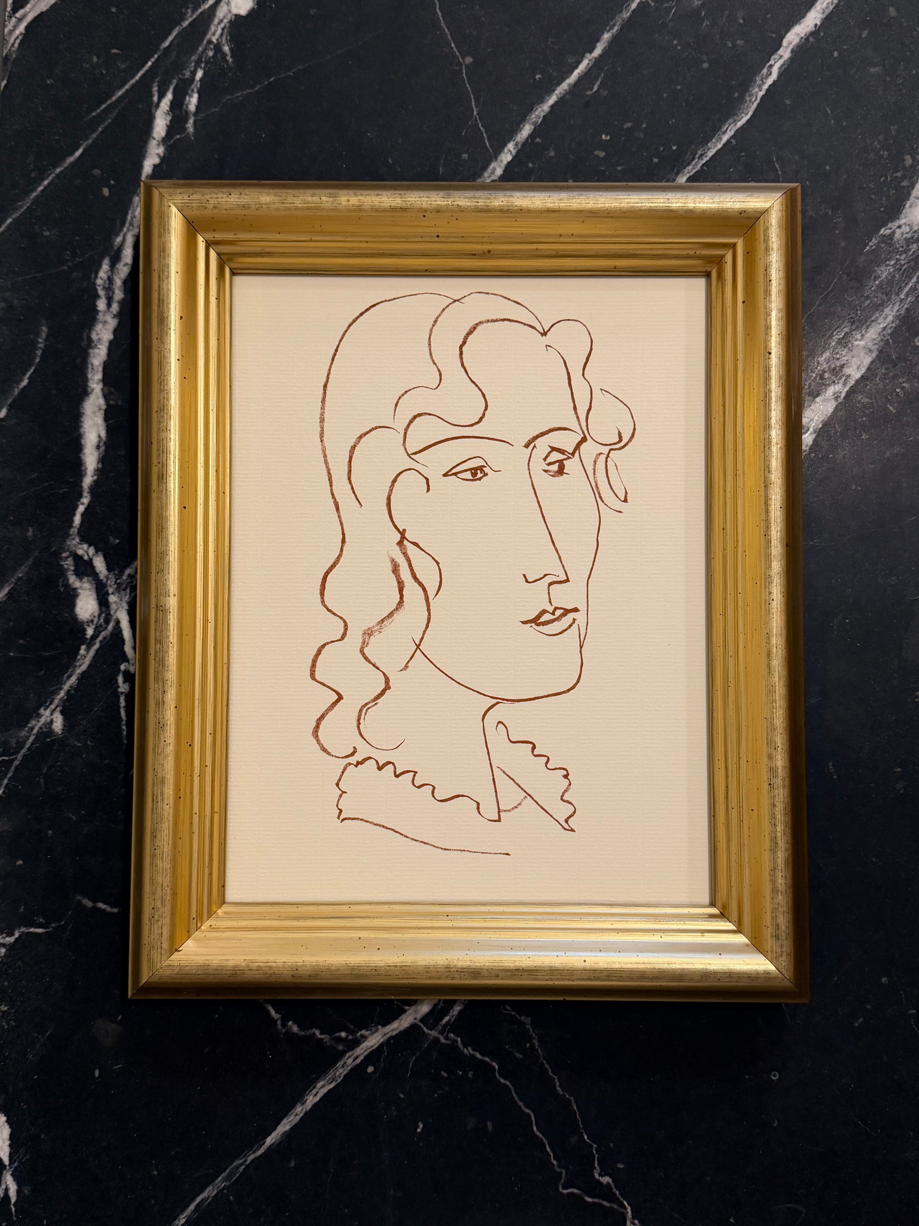 Tête de Femme — Lithograph - Henri Matisse - 1960s – Housebound Interiors